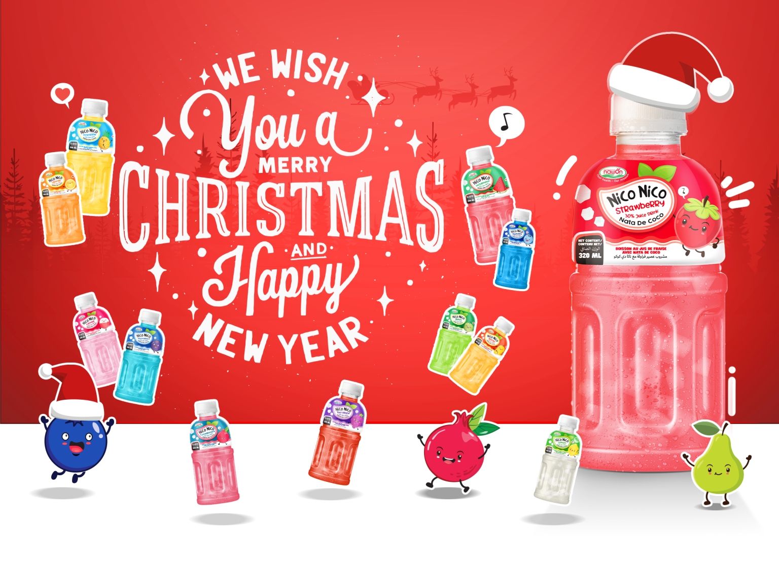 Nata De Coco Juice - NICO NICO