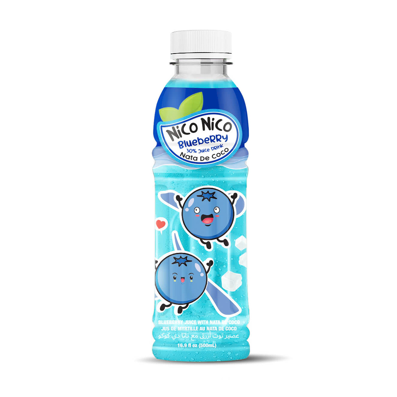 Nata de coco with juice