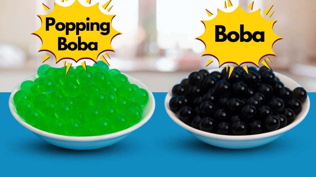 Popping boba drink